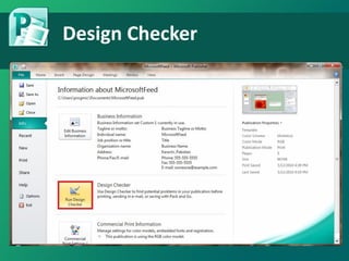 Microsoft publisher-2010 | PDF