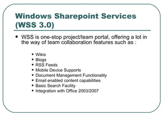 Microsoft Sharepoint Technologies Demo | PPT | Computer Software and Applications | Computing
