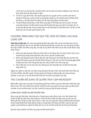 Microsoft supplier-code-of-conduct vietnamese | PDF