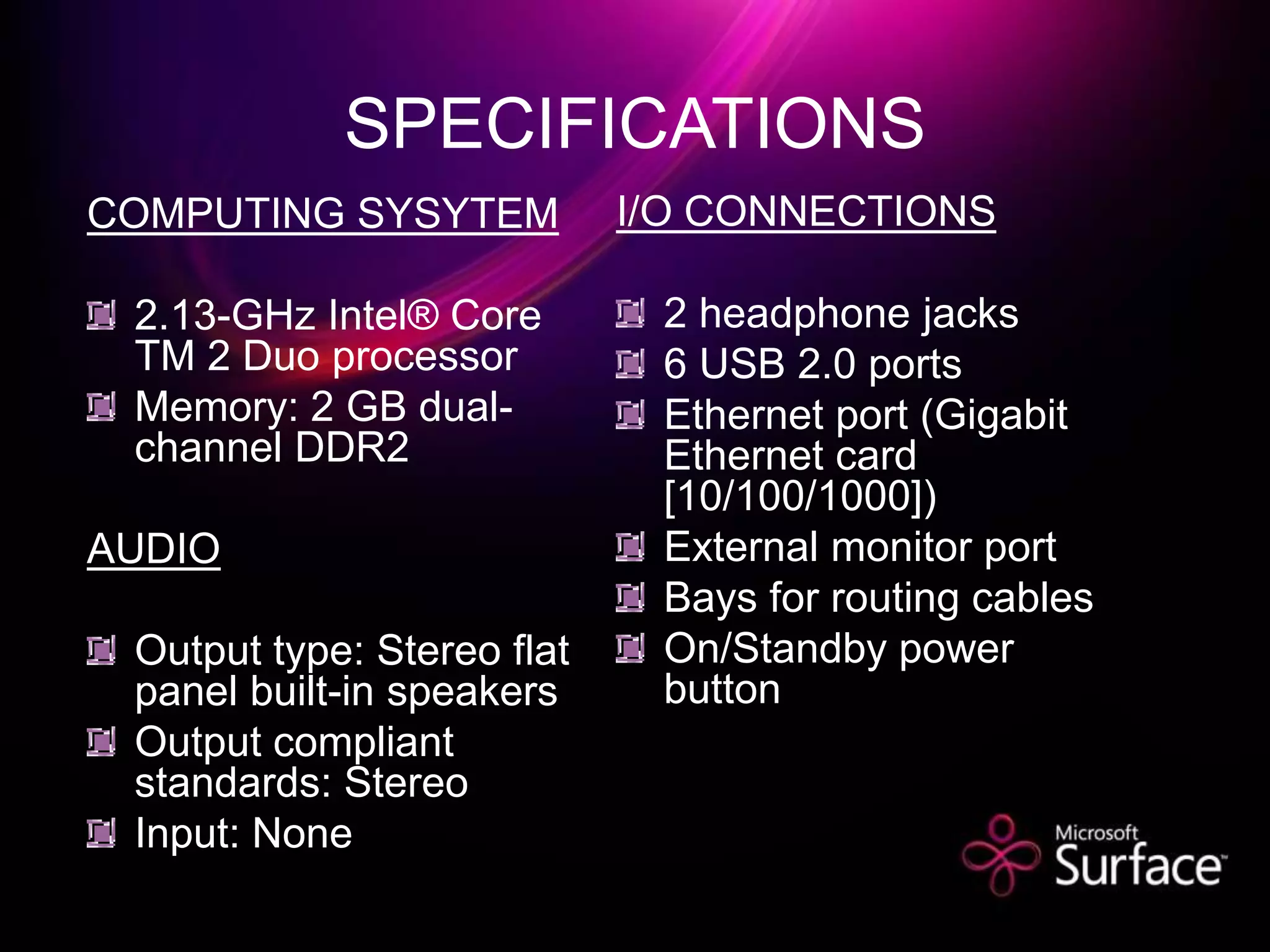microsoft-surface-ppt From EnggRoom.ppt
