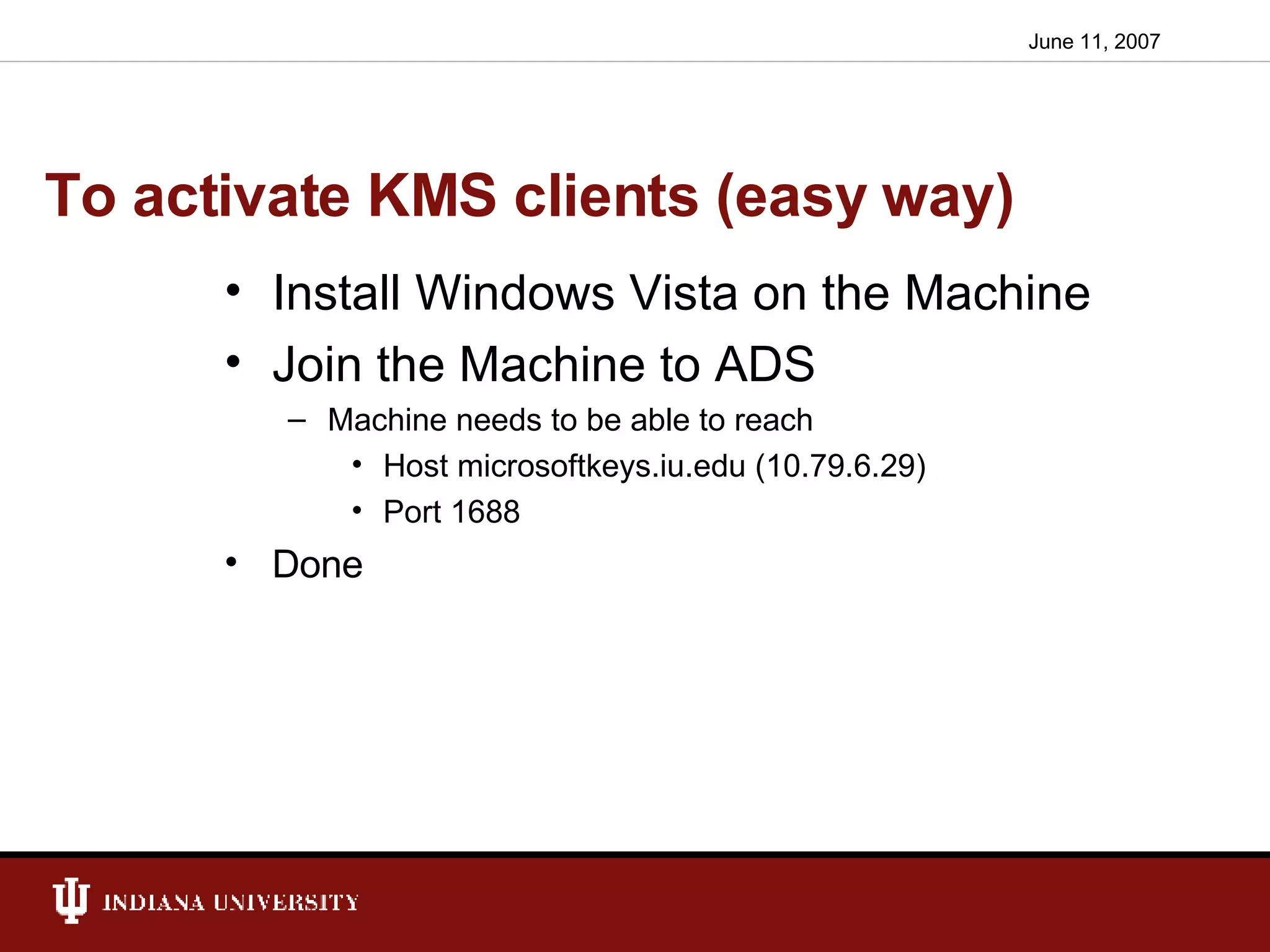 Microsoft Windows Vista Application Licensing | PPT