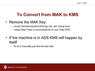 Microsoft Windows Vista Application Licensing | PPT