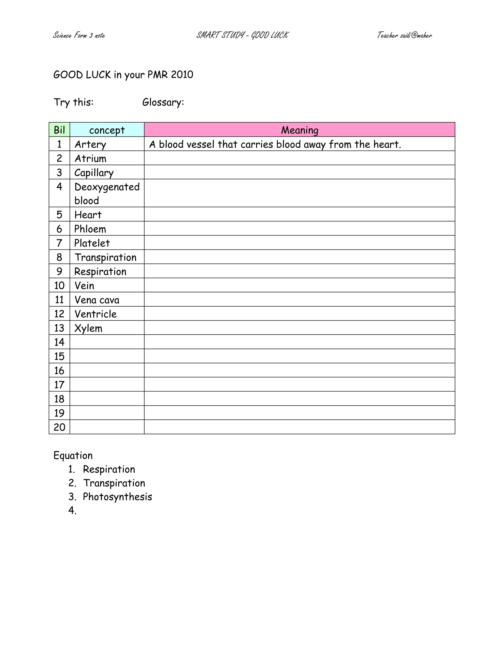 Form 3 Science Chapter 2 | PDF