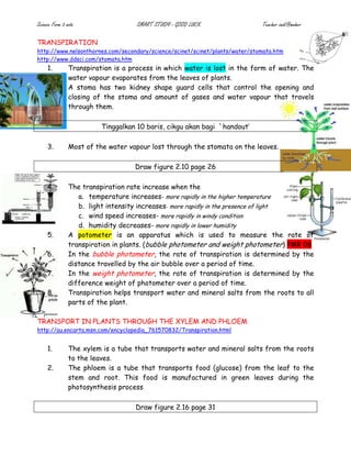 Form 3 Science Chapter 2 | PDF