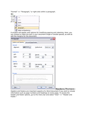 Microsoft word-getting-started-basics | PDF