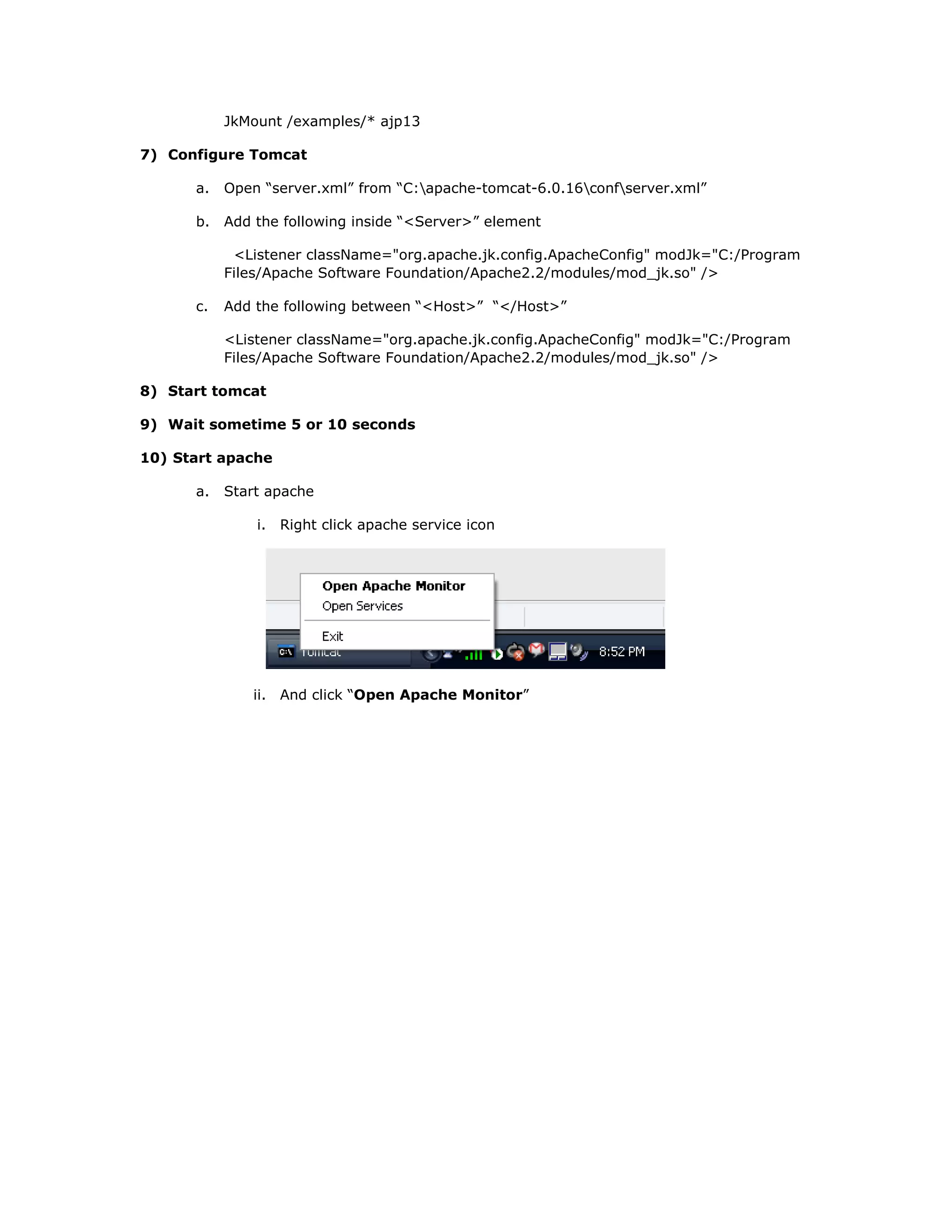 Integrating Tomcat And Apache On Windows | PDF