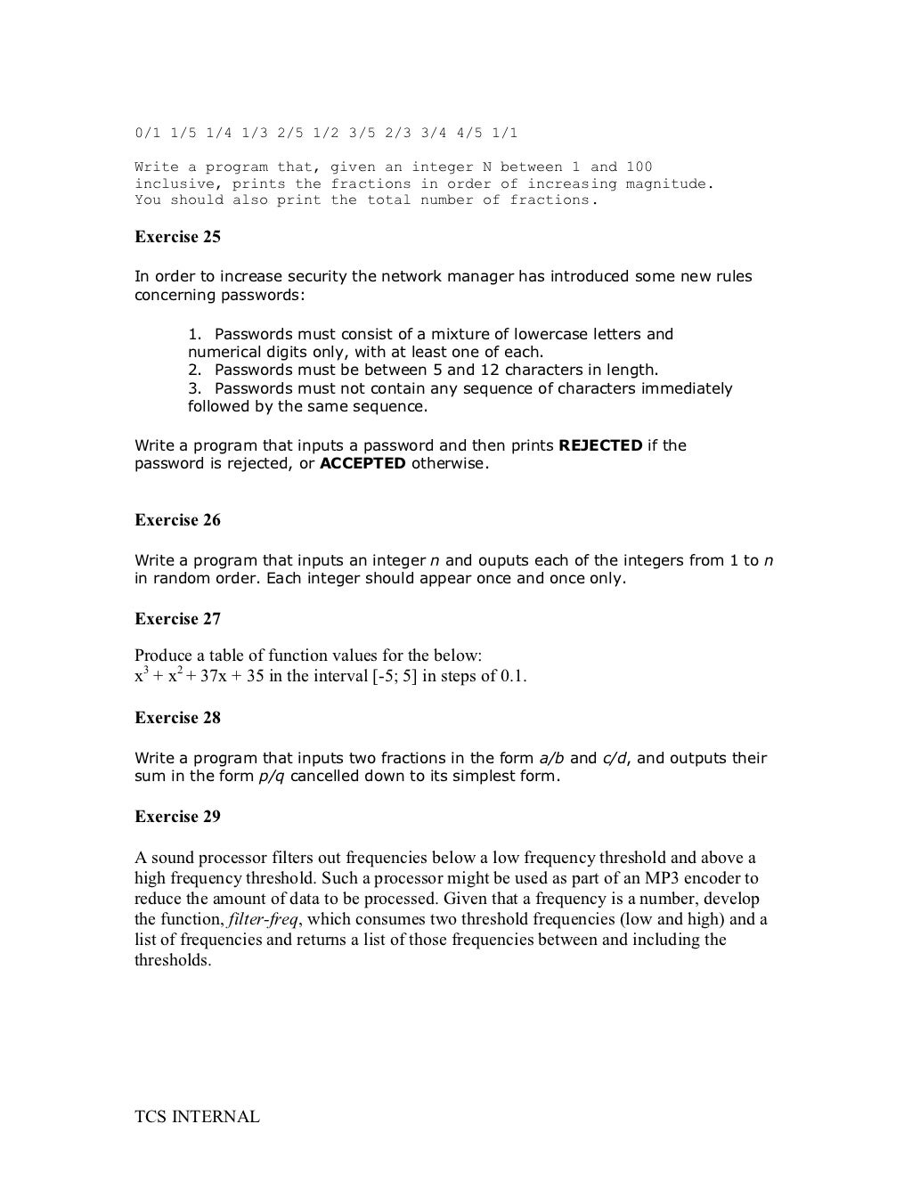 Microsoft Word Practice Exercise Set 2
