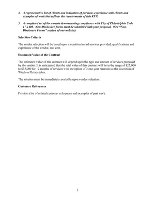 Microsoft Word - RFP for Website Design and Hosting | PDF | Web ...