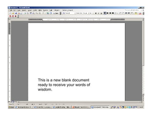 Microsoft Word Tutorial | PPT