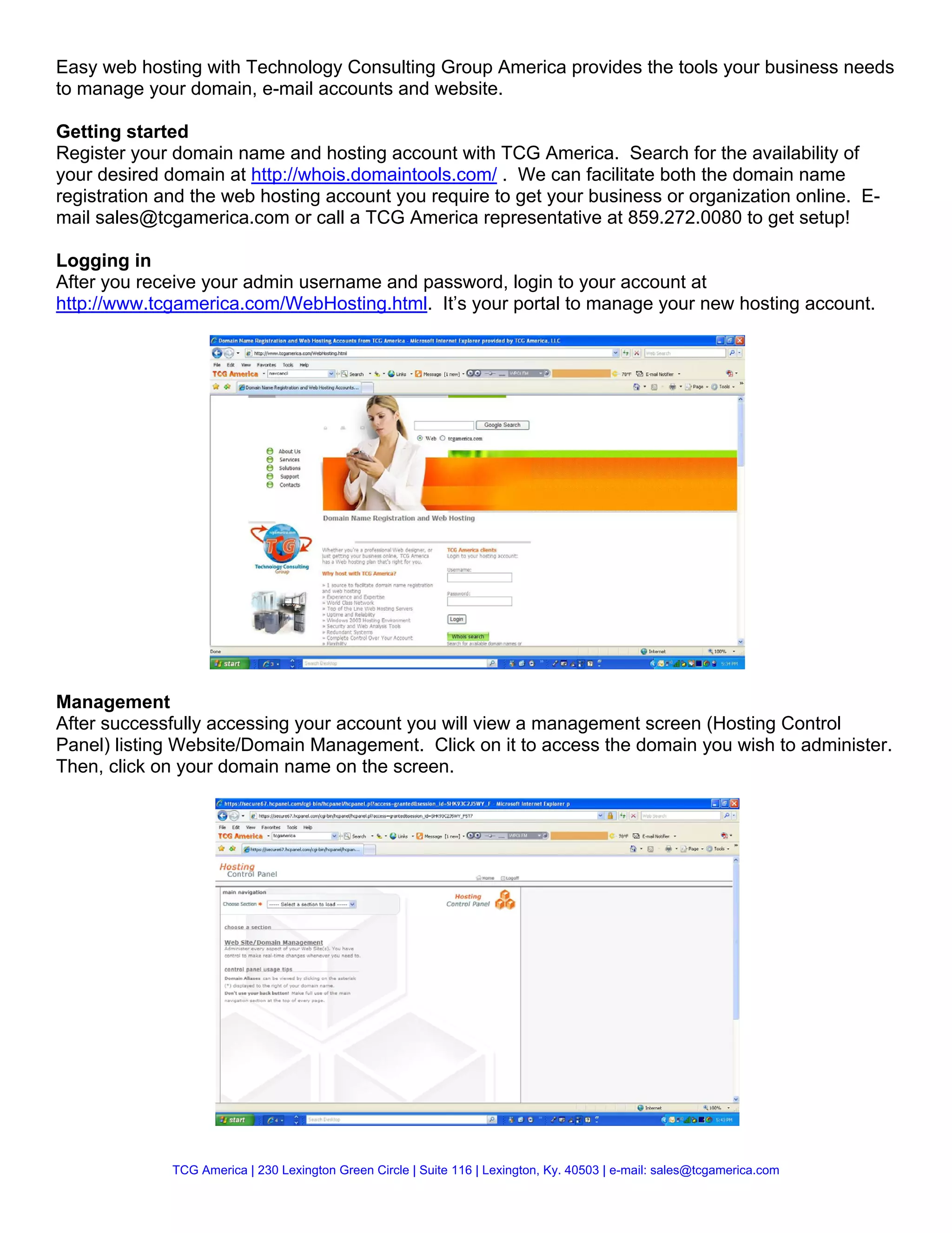 Microsoft Word - Web Hosting Services | PDF