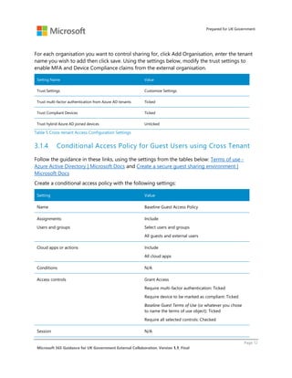 Microsoft 365 Collaboration Blueprint for UK Government - Technical ...