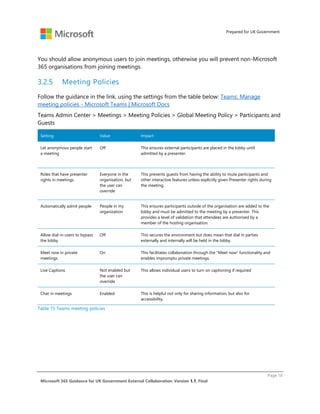 Microsoft 365 Collaboration Blueprint for UK Government - Technical ...