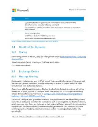 Microsoft 365 Collaboration Blueprint for UK Government - Technical ...