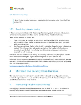 Microsoft 365 Collaboration Blueprint for UK Government - Technical ...