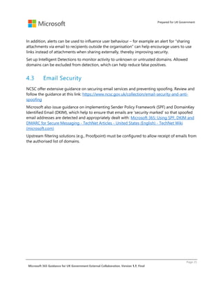 Microsoft 365 Collaboration Blueprint for UK Government - Technical ...