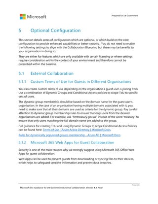 Microsoft 365 Collaboration Blueprint for UK Government - Technical ...