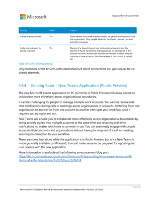Microsoft 365 Collaboration Blueprint for UK Government - Technical ...