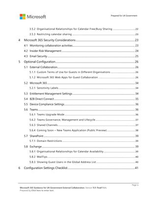 Microsoft 365 Collaboration Blueprint for UK Government - Technical ...