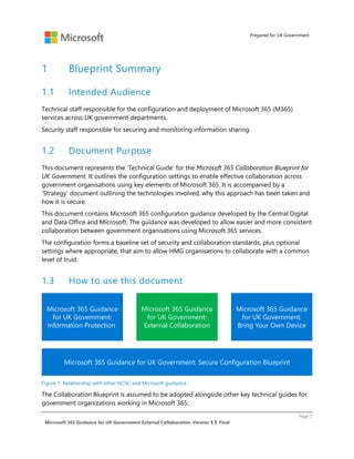 Microsoft 365 Collaboration Blueprint for UK Government - Technical ...