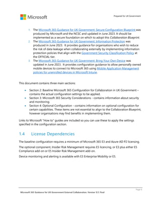 Microsoft 365 Collaboration Blueprint for UK Government - Technical ...