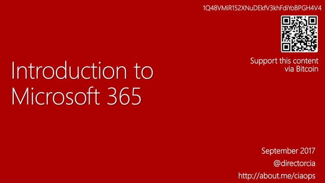 Introduction to Microsoft 365 | PDF