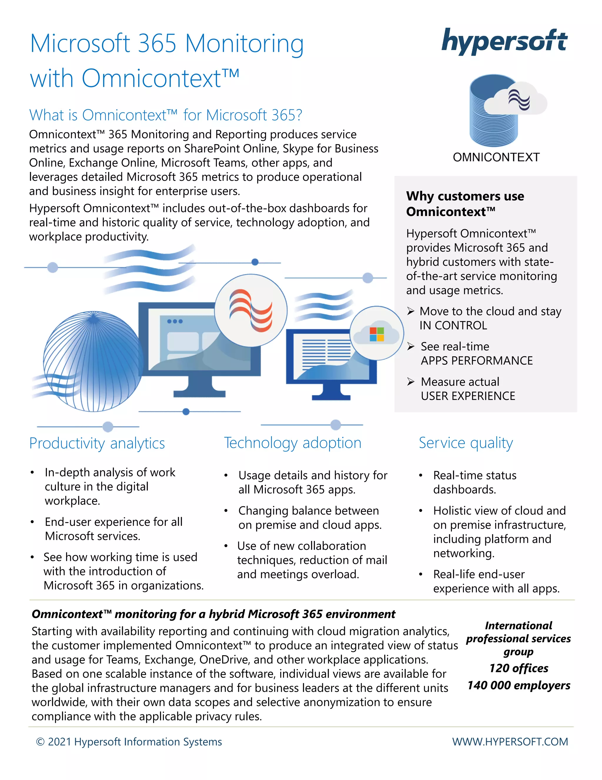 Microsoft 365 Monitoring with Hypersoft Omnicontext | PDF | Cloud ...