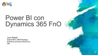 Power BI con Dynamics 365 FnO | PPTX