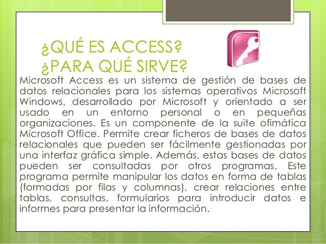 Que Es Y Para Que Sirve Microsoft Access Programacion - vrogue.co Que Es Y Para Que Sirve Microsoft Access Programacion - vrogue.co