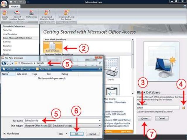 Microsoft access | PPTX | Databases | Computer Software and Applications