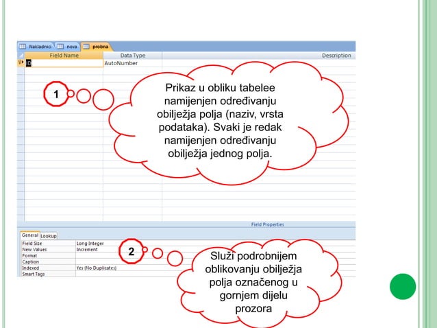 Microsoft Access - baze podataka osnovni elementi | PPT
