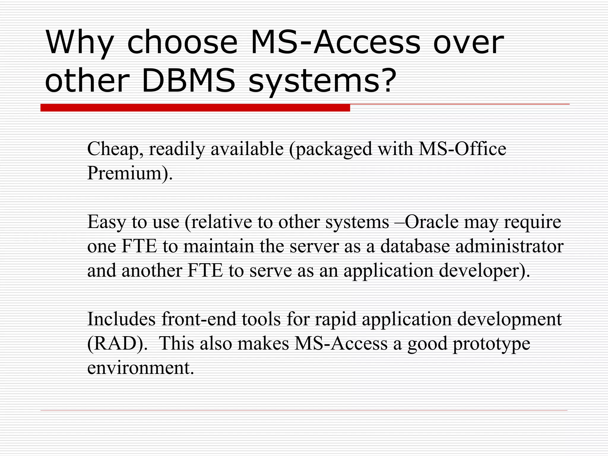 Microsoft access powerpoint final | PPT | Databases | Computer Software and Applications