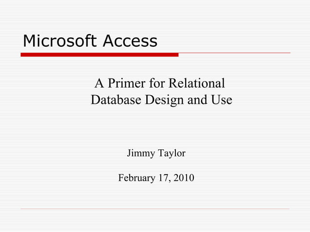 Microsoft Access Powerpoint Final Ppt 1615