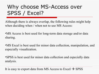 Microsoft access powerpoint final | PPT | Databases | Computer Software ...