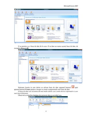 Microsoft access 2007 suport de curs | PDF