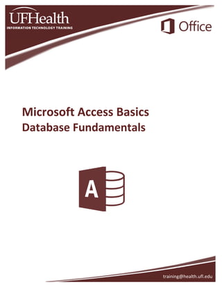 MICROSOFT ACCESS 2016Basics-Handouts and LESSON Introduction.pdf