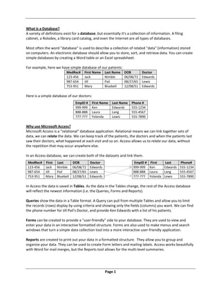 MICROSOFT ACCESS 2016Basics-Handouts and LESSON Introduction.pdf