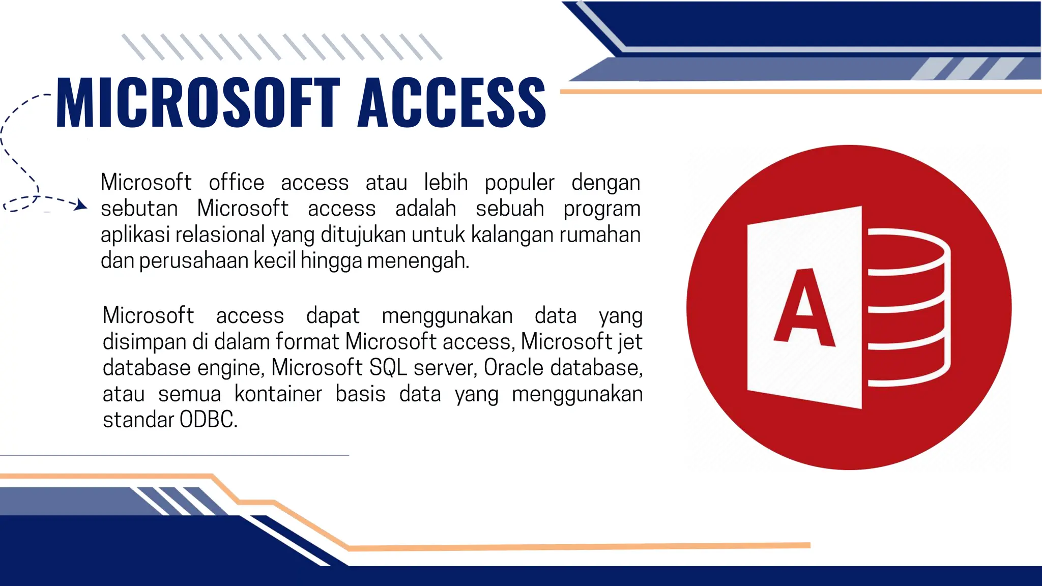 Pengetahuan Dasar Penggunaan MICROSOFT ACCESS | PPT