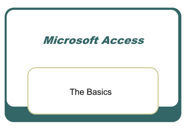 microsoft_access_working_with_forms_and_generating_reports__107.ppt | Databases | Computer ...