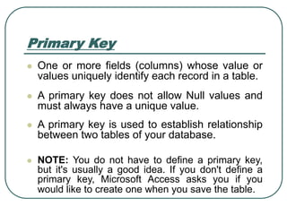 microsoft_access_working_with_forms_and_generating_reports__107.ppt | Databases | Computer ...