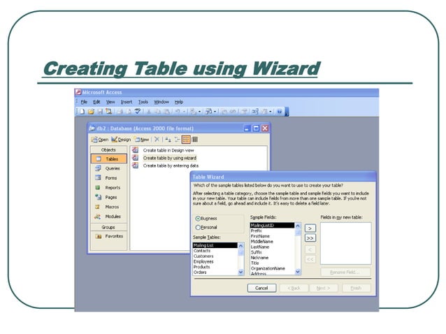 microsoft_access_working_with_forms_and_generating_reports__107.ppt | Databases | Computer ...