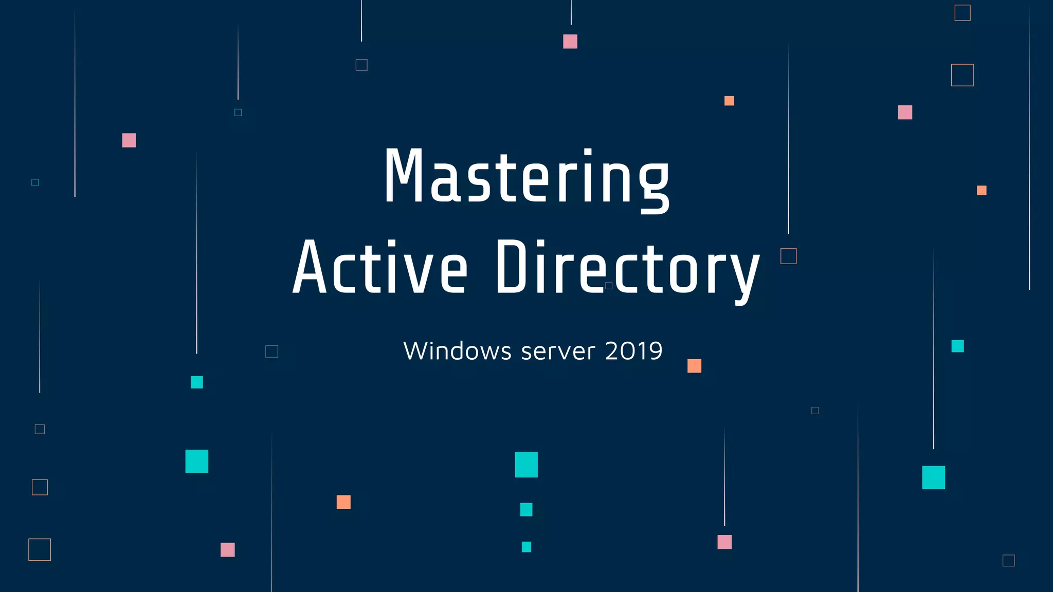 Microsoft Active Directory Pptx