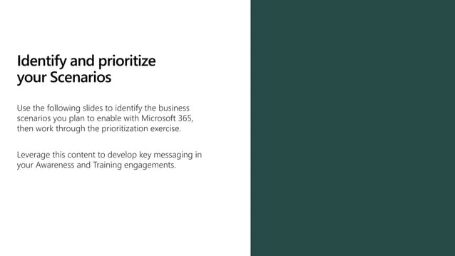 Microsoft adoption guide workbook | PPT