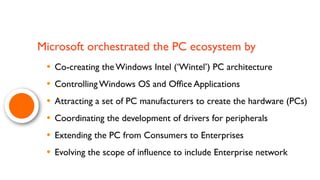 Microsoft and the transformation of the computer industry - 1980-2002 | PDF