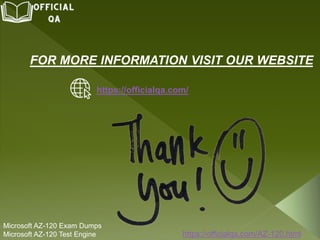 Microsoft AZ-120 by Officialqa | PPT