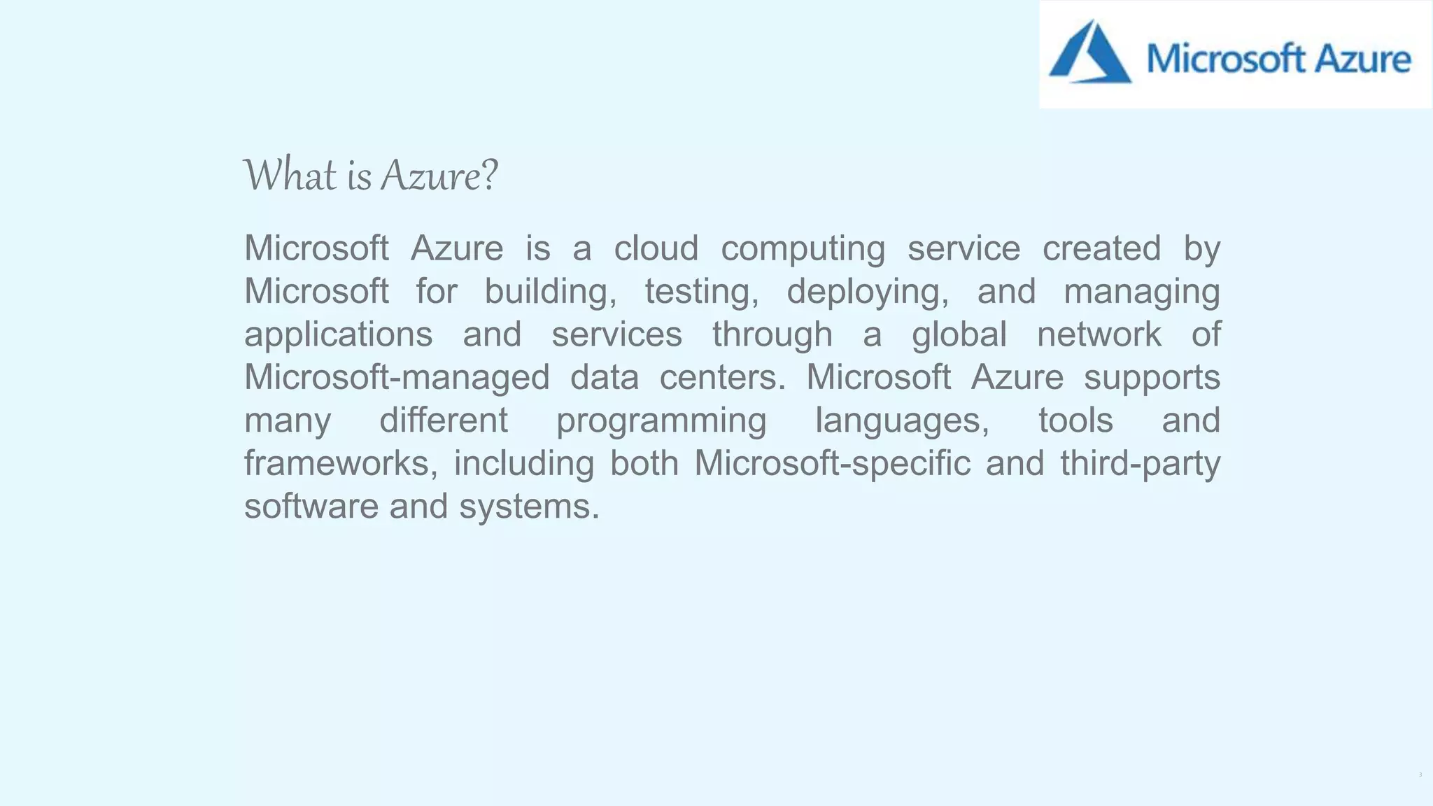 Microsoft Azure | PPTX