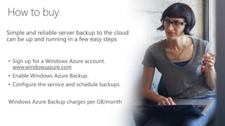 Microsoft azure backup overview | PPTX
