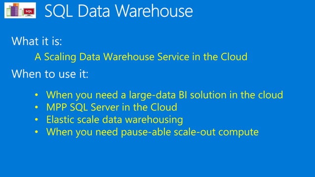 Microsoft Azure Big Data Analytics