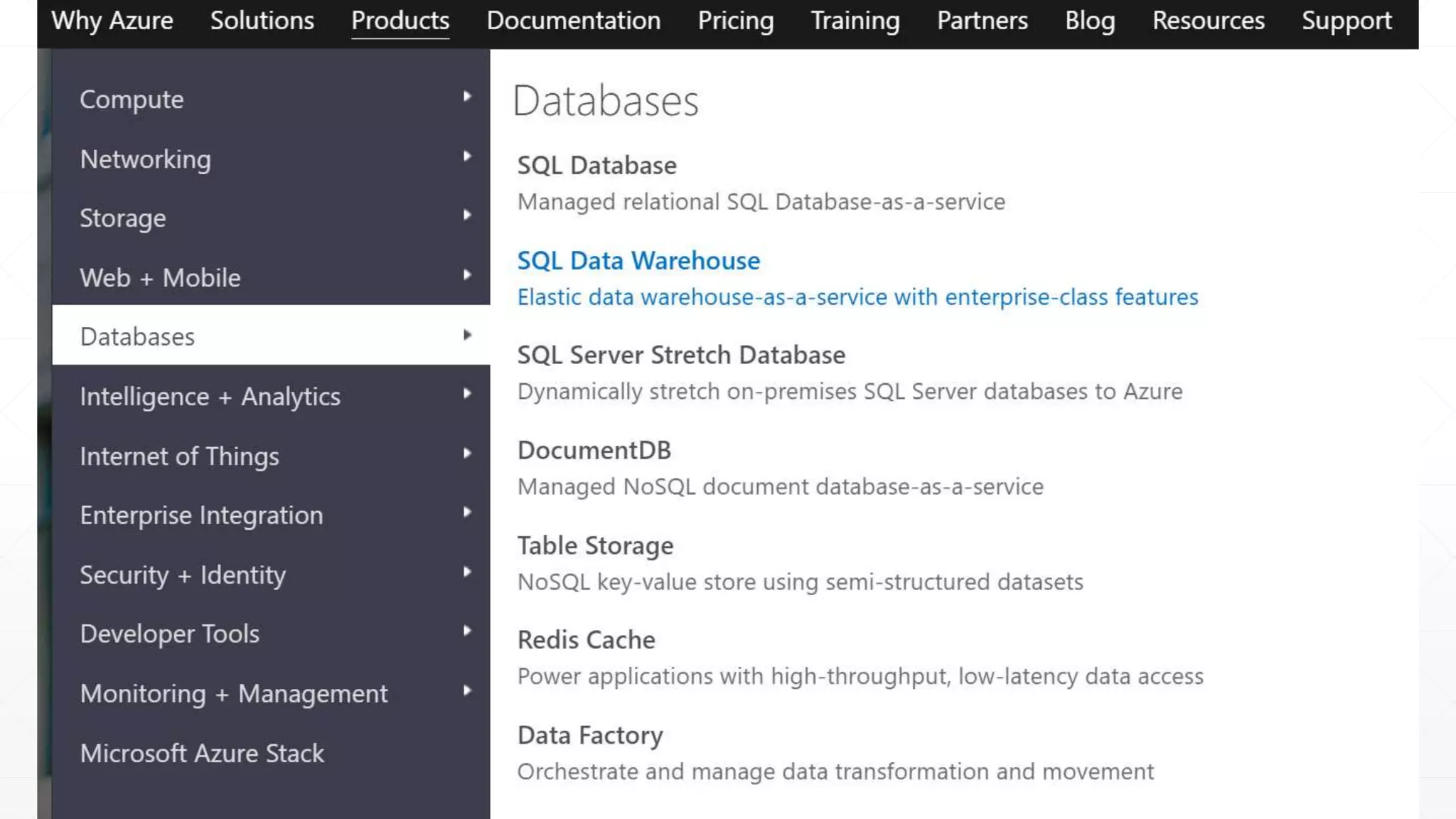Microsoft azure database offerings | PPTX