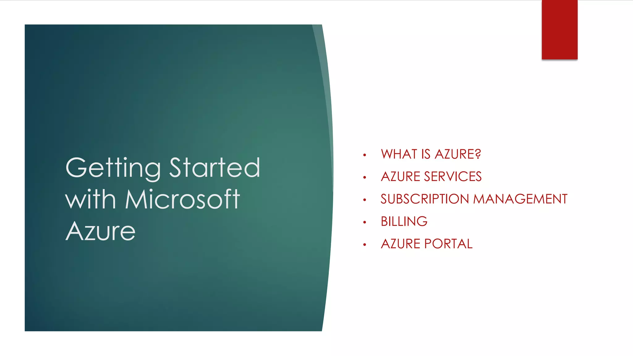 Microsoft Azure essentials | PPT