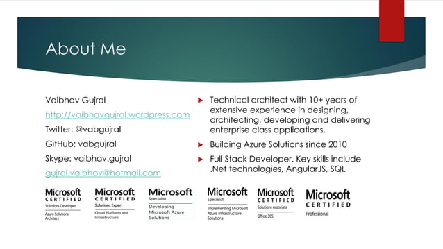 Microsoft Azure essentials | PPT